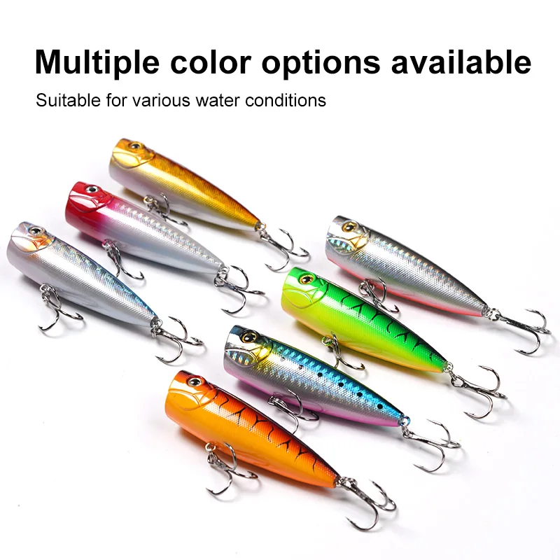 wondersee-7pcs-Popper-Sets-110mm-13g-Surface-Walker-Popper-Bait-VIB ...