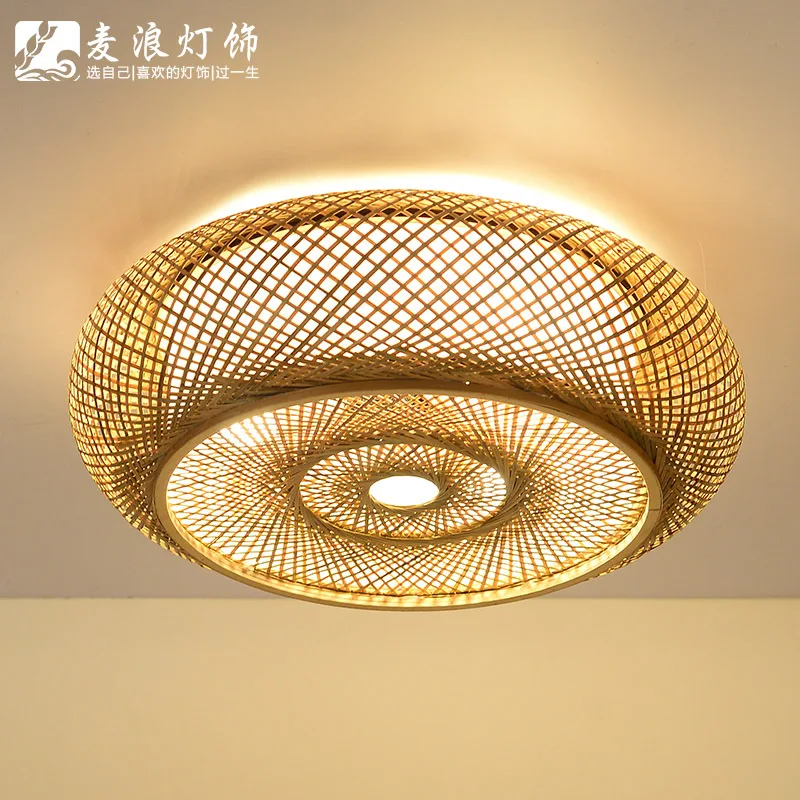 Ceiling Lamp New Chinese Zen Dining Room Lamp Tea Room Living Room ...