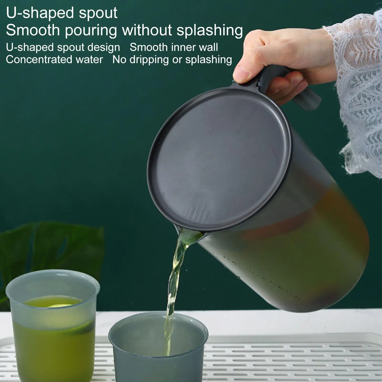 Water Jugs Portable 2L Water Pitcher Jug Heat Resistant Drinks ...