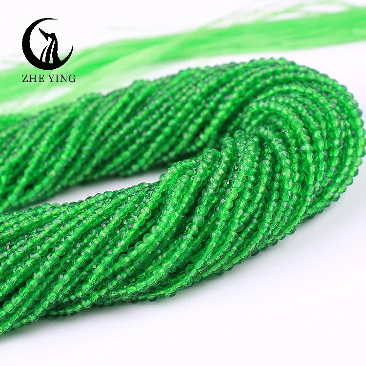 Аметистовые бусины ZHEYING 2 мм 3 мм для браслета | AliExpress