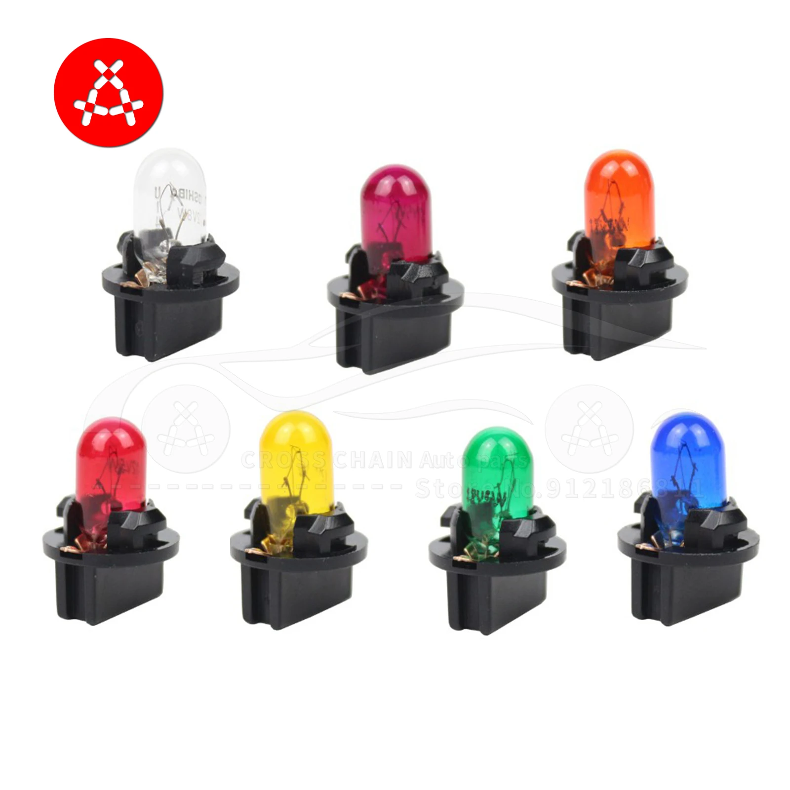 Fit-For-Automobile-T10-12v-5w-Bulb-Indicator-Instrument-center-console ...