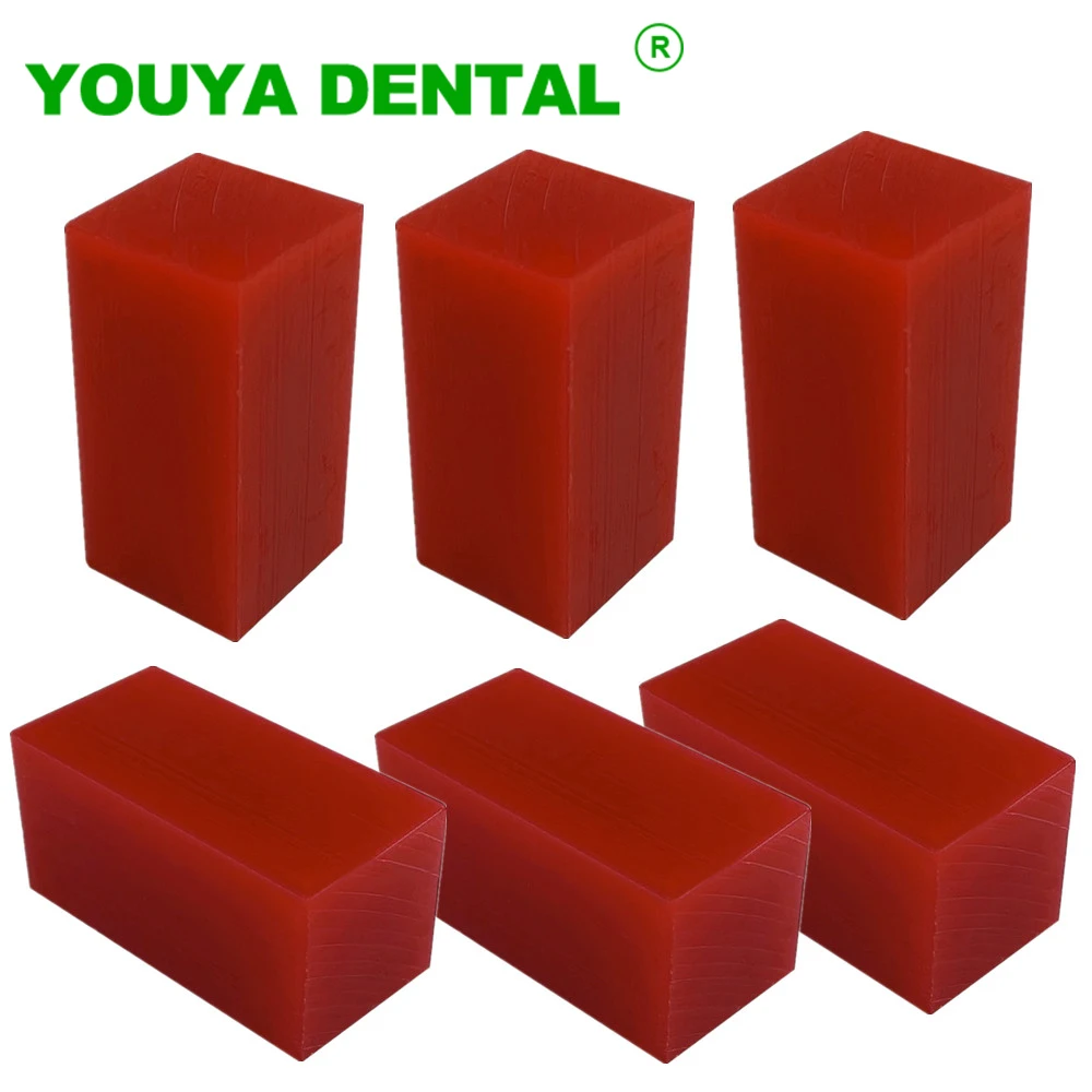 10pcs-Red-Wax-Block-Dental-Laboratory-Materials-Carving-Wax-Oral-Tools ...