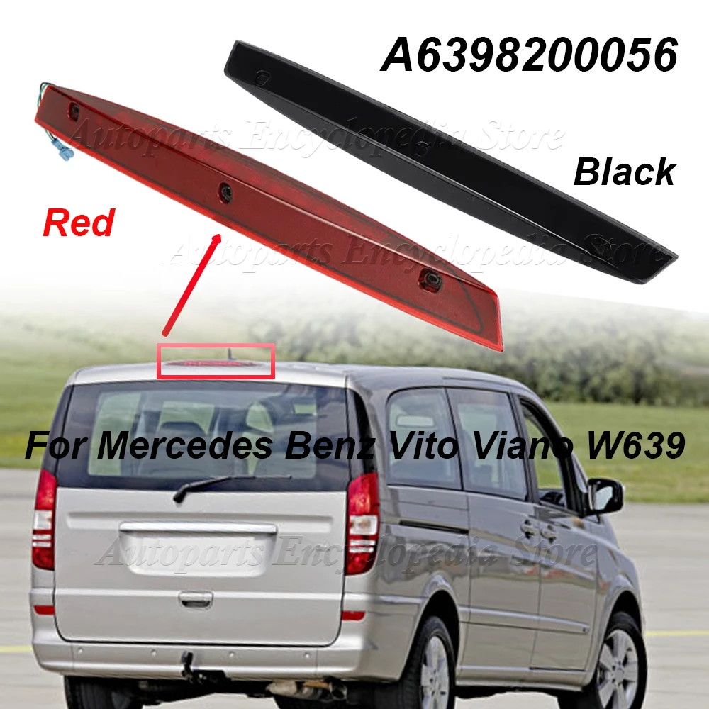 Red/Black For Mercedes Benz Vito Viano W639 A6398200056 LED High Mount ...