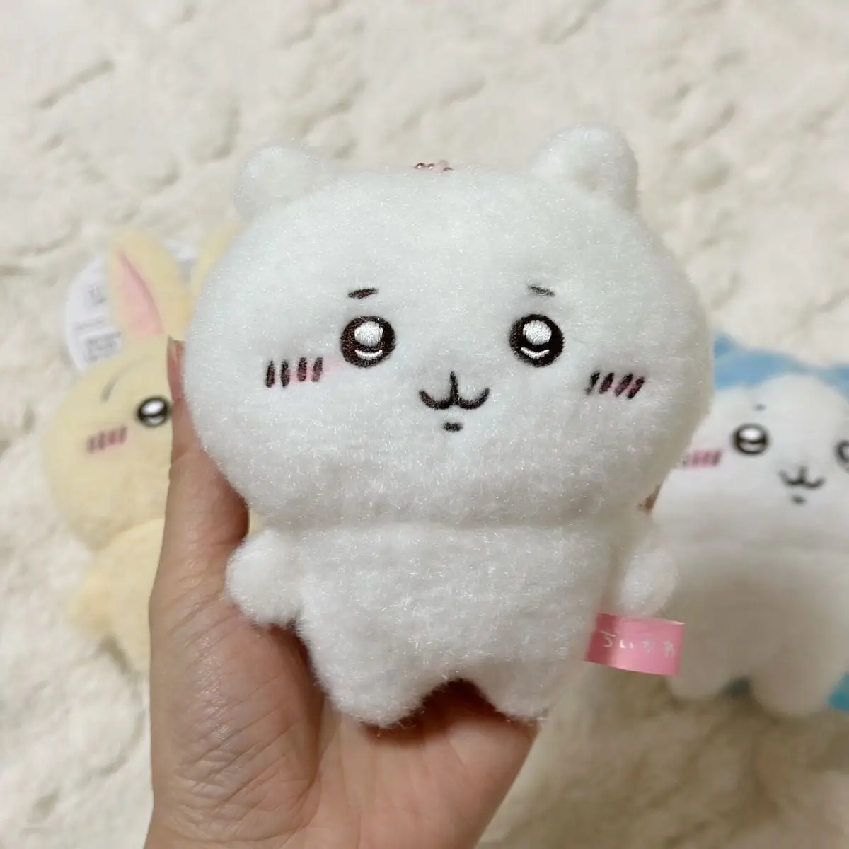 MINISO Fury Chiikawa Hachiware Usagi Plush Keychain - Chiikawa Plush