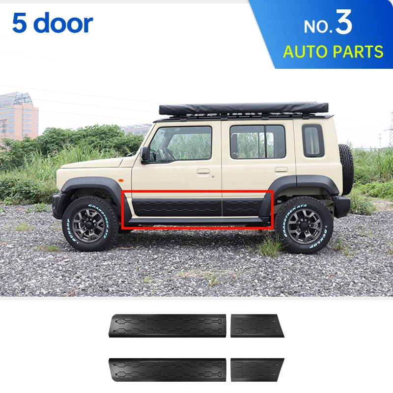 For Suzuki New JIMNY 2023 2024 5 door Body Exterior Side Door Protect ...