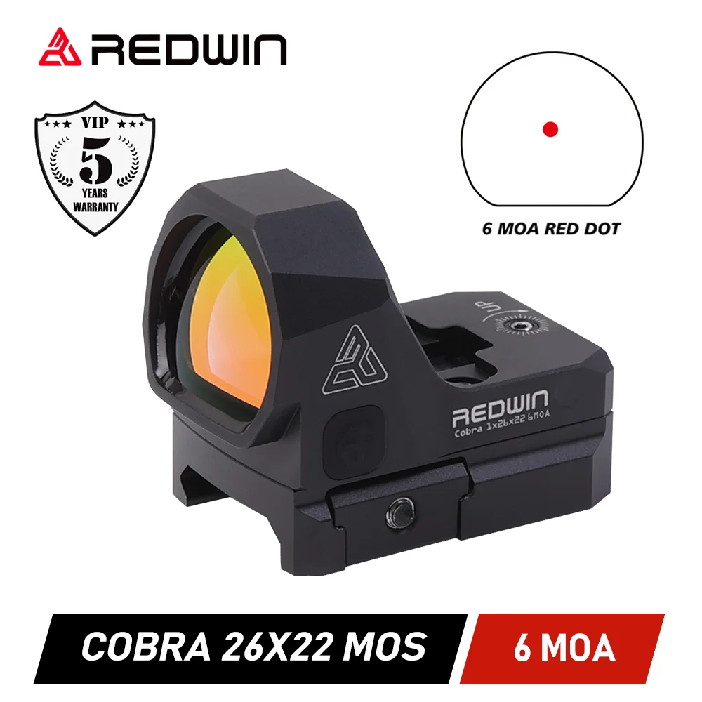 Red-Win-HD-Cobra-1x26x22-6MOA-RMR-Red-Dot-Sight-Moon-Lens-50000-hrs ...