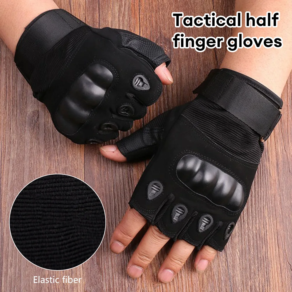 Motorcycle-Riding-Fitness-Gloves-Outdoor-Tactical-Fingerless-Gloves ...