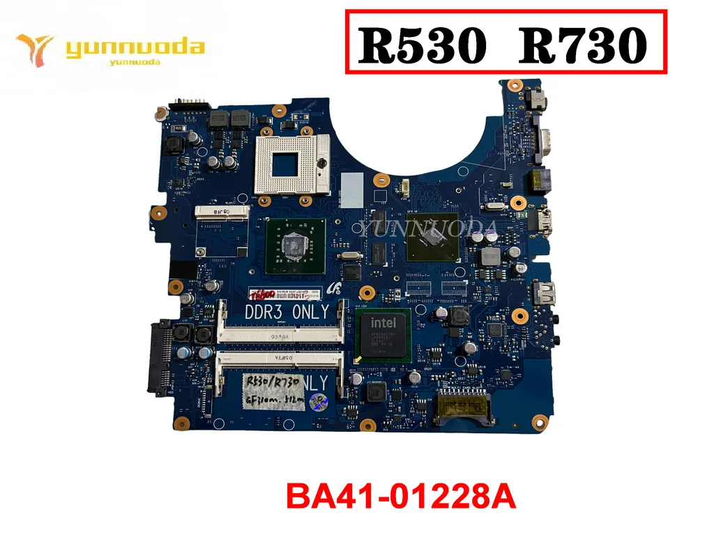 Original para samsung r530 NP R530 r730 portátil placa mãe BA41 01228A ...