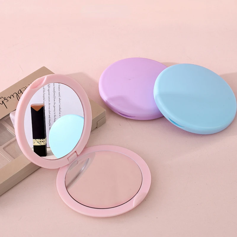 Mini-Round-Makeup-Mirror-Portable-Double-sided-Cosmetic-Mirror-Folding ...