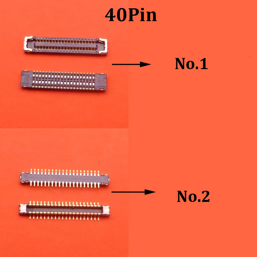 2PCS-40Pin-LCD-Display-Screen-FPC-Connector-On-Motherboard-For-TECNO ...