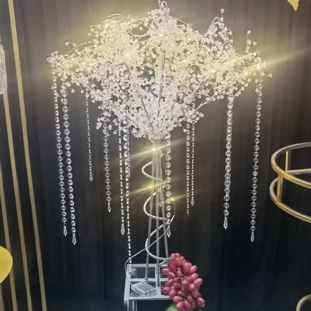 Lighted Crystal Tree Centerpieces Acrylic Crystal Wedding Tree