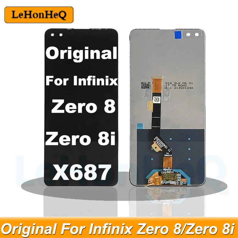 100% Test New LCD 6.85" For Infinix zero 8 X687 / zero 8i X687B LCD ...