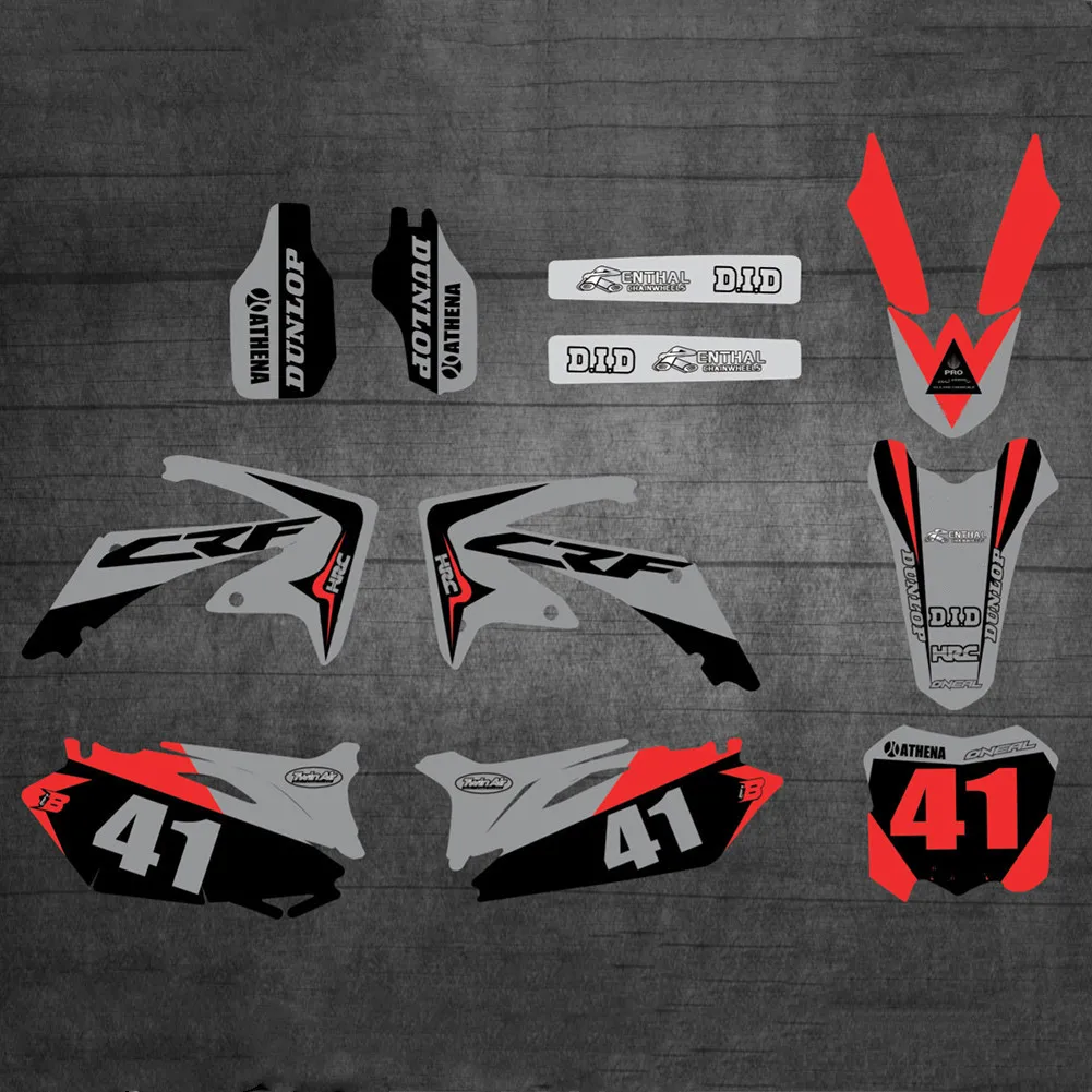 Graphics Stickers Honda Crf 450 | Graphics Decals Stickers Kits - 6 ...