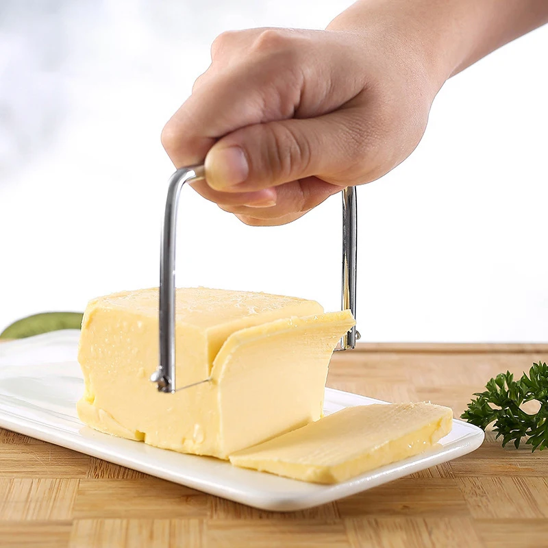 1Pcs-Butter-Wire-Slicer-Stainless-Steel-Handheld-Butter-Cutter-Cheese ...