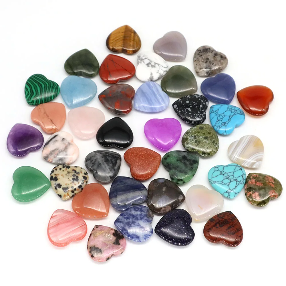 20mm-Natural-Stone-Love-Heart-Shaped-Statue-Crystal-Amethyst-Reiki ...