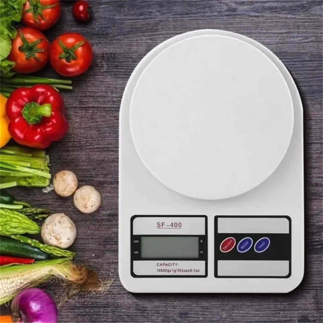 10kg Digital Kitchen Scale with LCD Display, Tare Function, and Multi ...