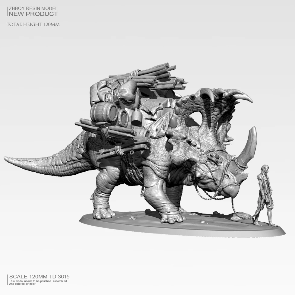 120mm Resin model kits figure colorless and self assembled TD 3615 ...