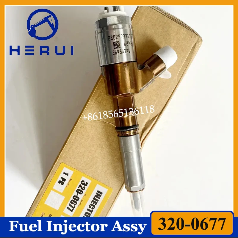 2645A746-320-0677-3200677-Common-Rail-Injector-for-C6-6-Engine-E320D ...