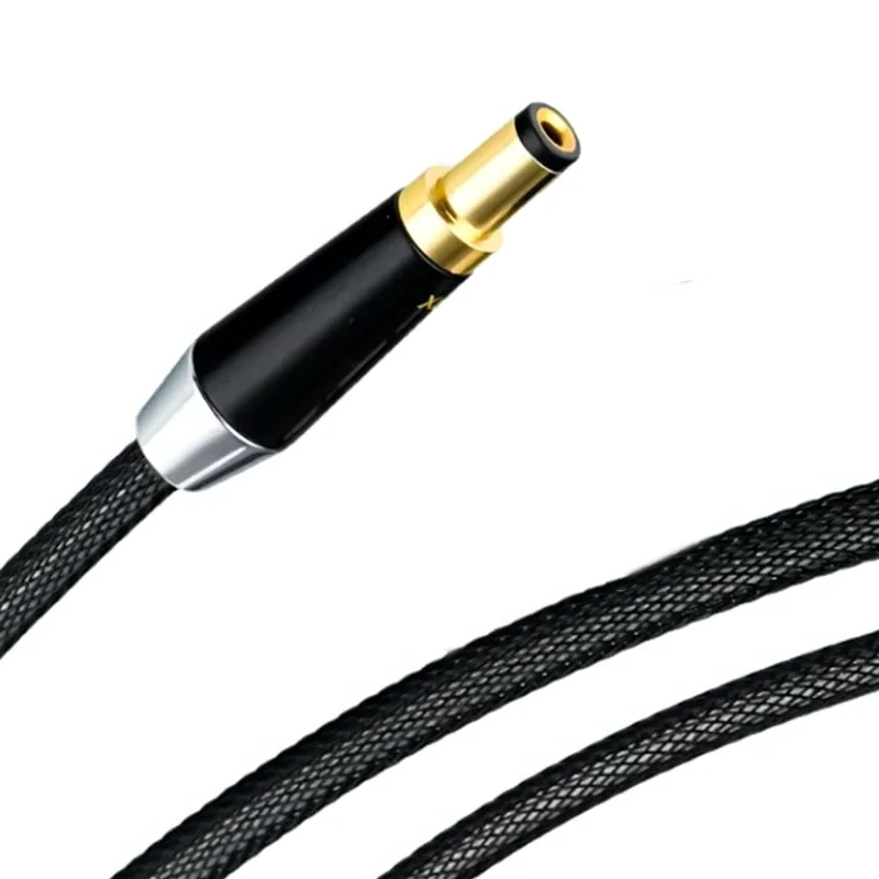 Pure Silver DC Power Cable 5.5 DC 2.1-2.5 2P Aviation Power Cable ...