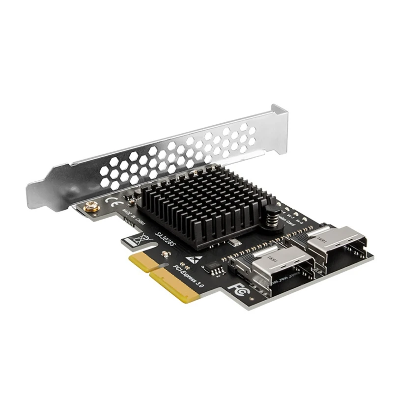 Sata To Pcie 8pin Mini SAS SFF-8087 4 Port SATA 3 III 3.0 To PCI E PCIe ...