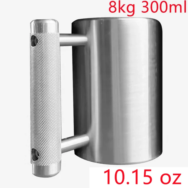 8kg Dumbbell heavy mug 304 Food Grade Stainless Steel Dumbbell Cup ...