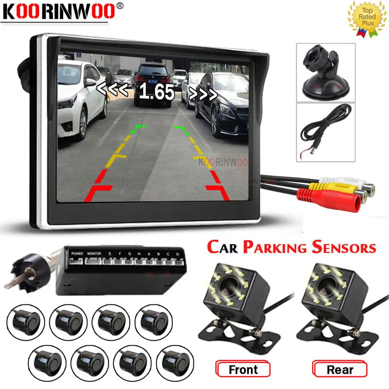 Koorinwoo-Dual-CPU-Parktronics-sistema-para-carros-8-c-mera-frontal-c ...