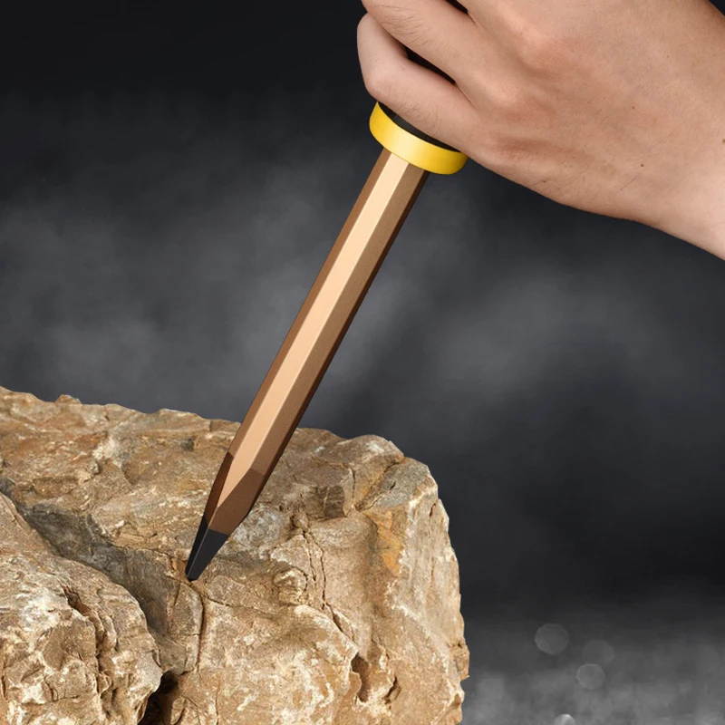 Tungsten-Alloy-Steel-Stone-Breaking-Tool-Stonemason-Chisel-Hand-Guard ...