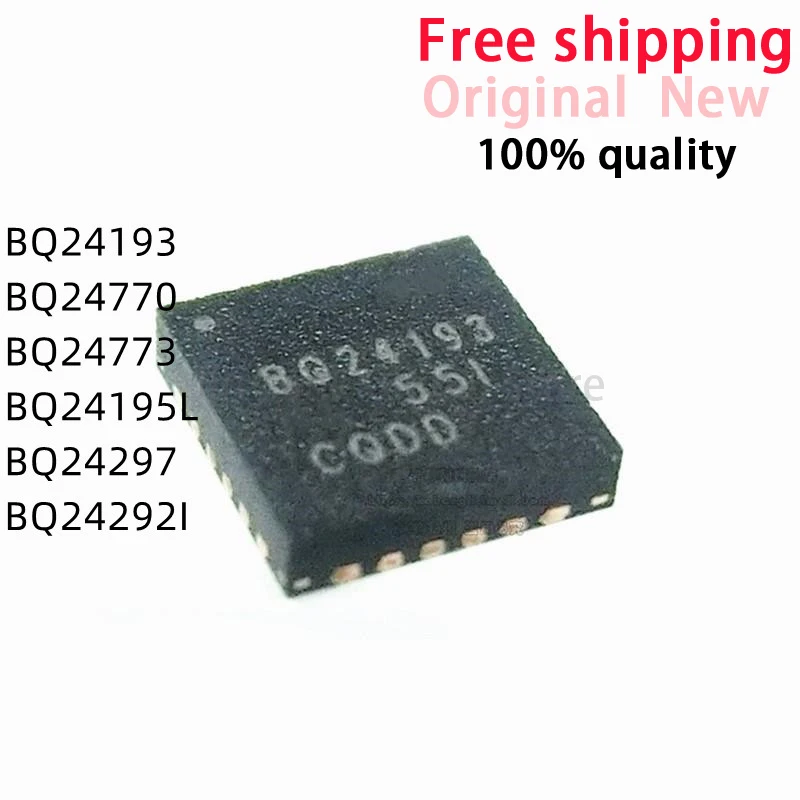 (5piece)100% New BQ24193 BQ24770 BQ24773 BQ24195L BQ24297 BQ24292I QFN ...