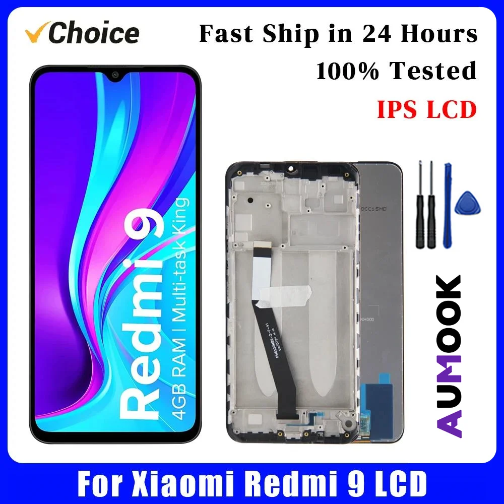 OEM-LCD-For-Redmi-9-Display-Touch-Screen-Digitizer-For-Xiaomi-Redmi-9 ...