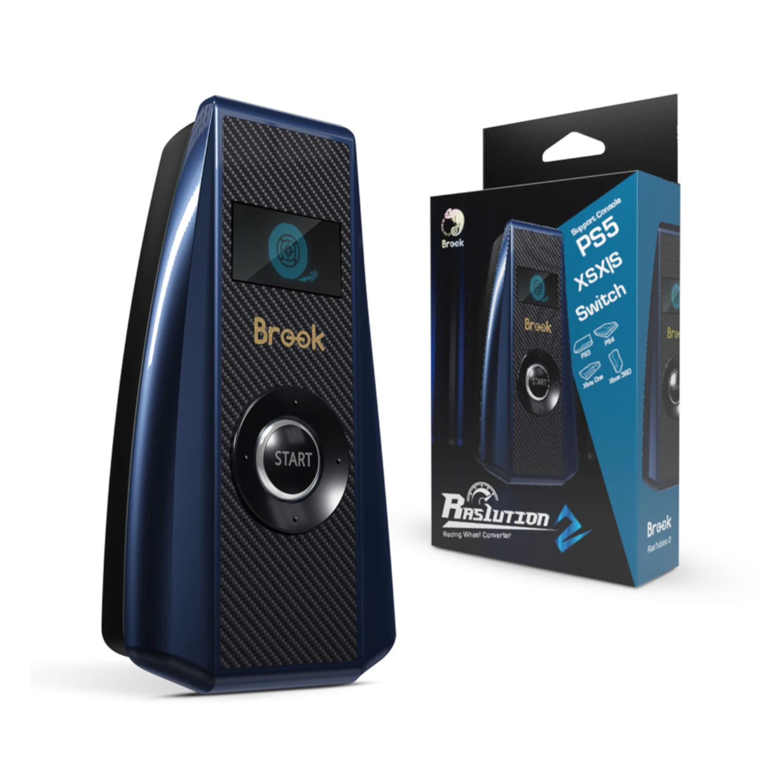 Brook Raslution 2 Racing Wheel Converter For Logitech For Ps5/for Ps4 ...