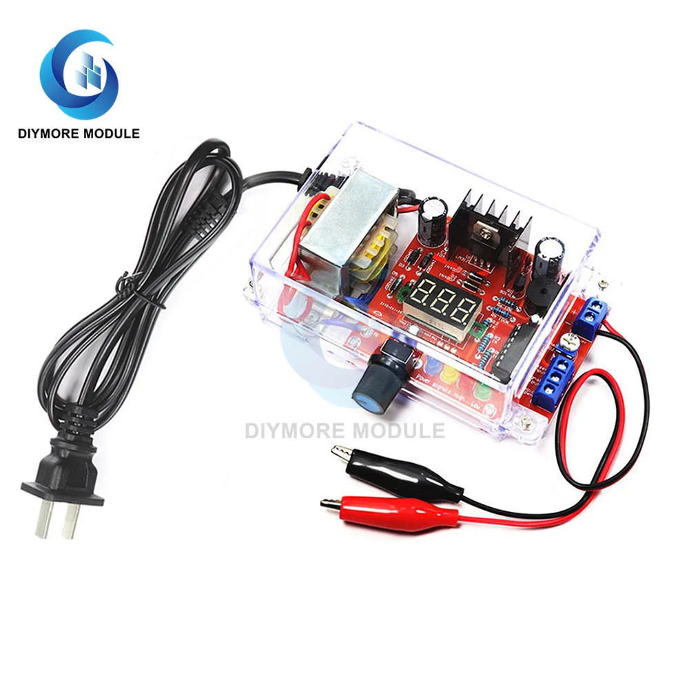 LM317-Einstellbare-Spannung-Geregelte-Kit-Elektronische-DIY-DC-Netzteil ...