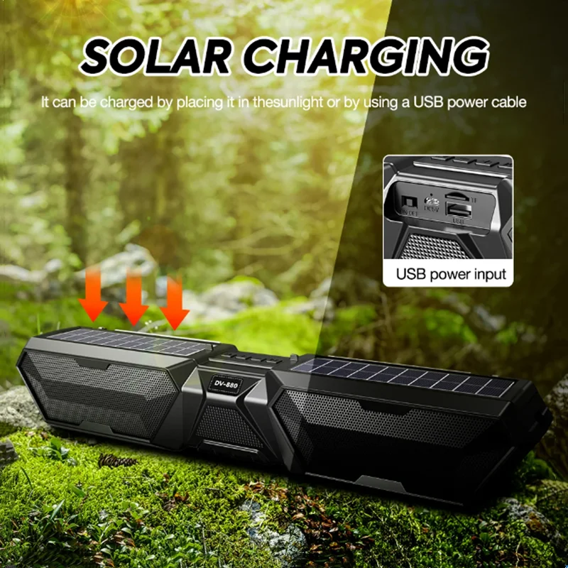 VicTsing-Portable-Solar-Bluetooth-Speaker-Wireless-Stereo-Dual-Antenna ...