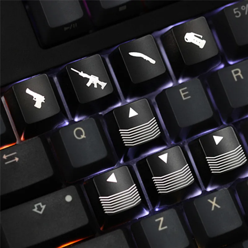 Gamer-Shortcut-Keys-Mechanical-Keyboard-ABS-Keycap-WASD-Arrow-Arms ...