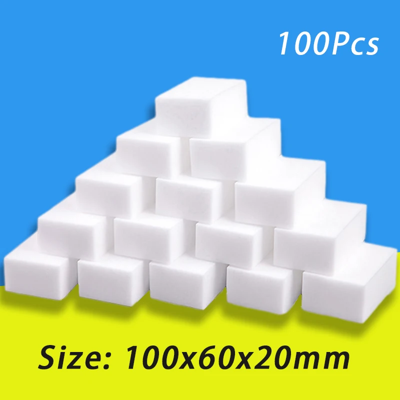 5-10-20-50-100pcs-Melamine-Sponge-Magic-Sponge-Household-Sponge-Eraser ...