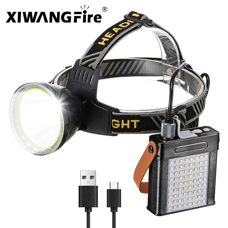15W-White-Laser-Strong-Light-Split-Headlamp-Super-Bright-Led-Headlight ...
