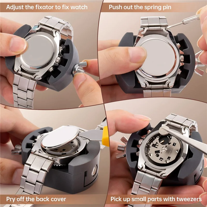 A96I-Watch Repair Kit, Watch Repair Tools Professional Spring Bar Tool ...