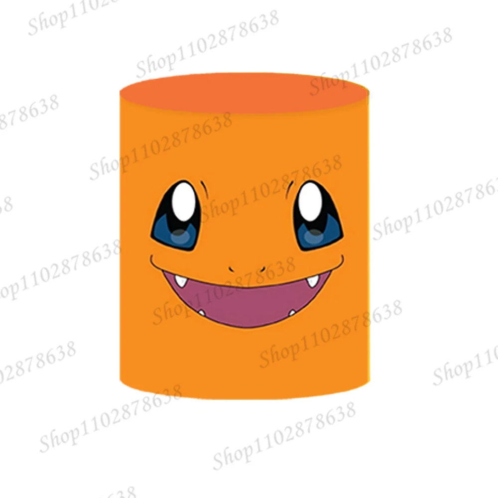 Fondo redondo de Pokémon con elasticidad circular, Pikachu, baby shower ...