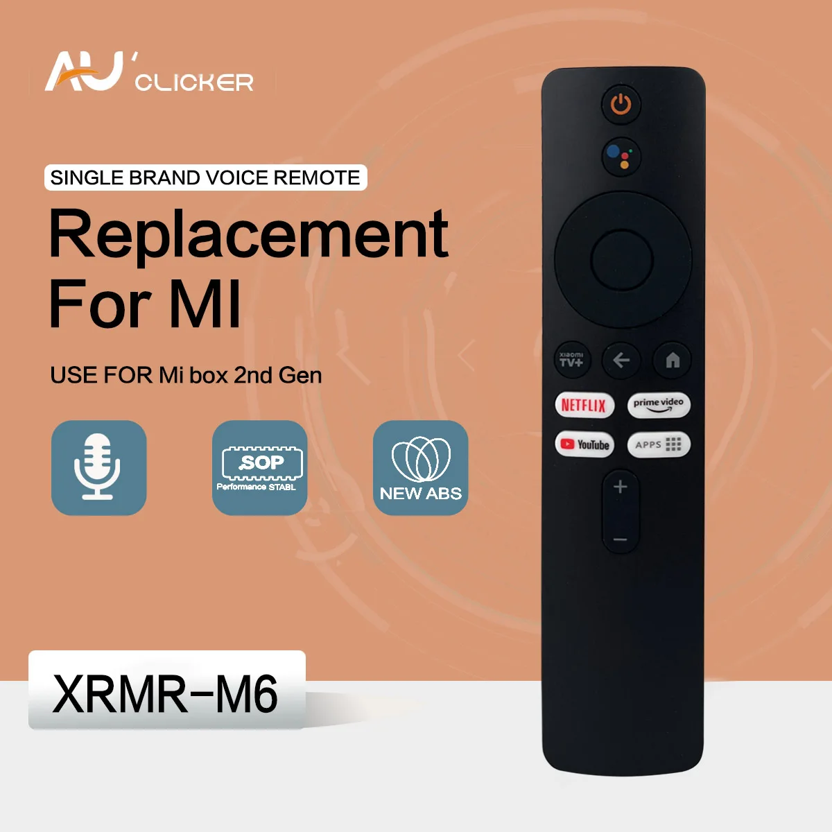 XMRM-M6 For Xiaomi mi 2nd Gen Box 4K Ultra HD Streaming Media Player Applicable to Xiaomi mi 2nd ...