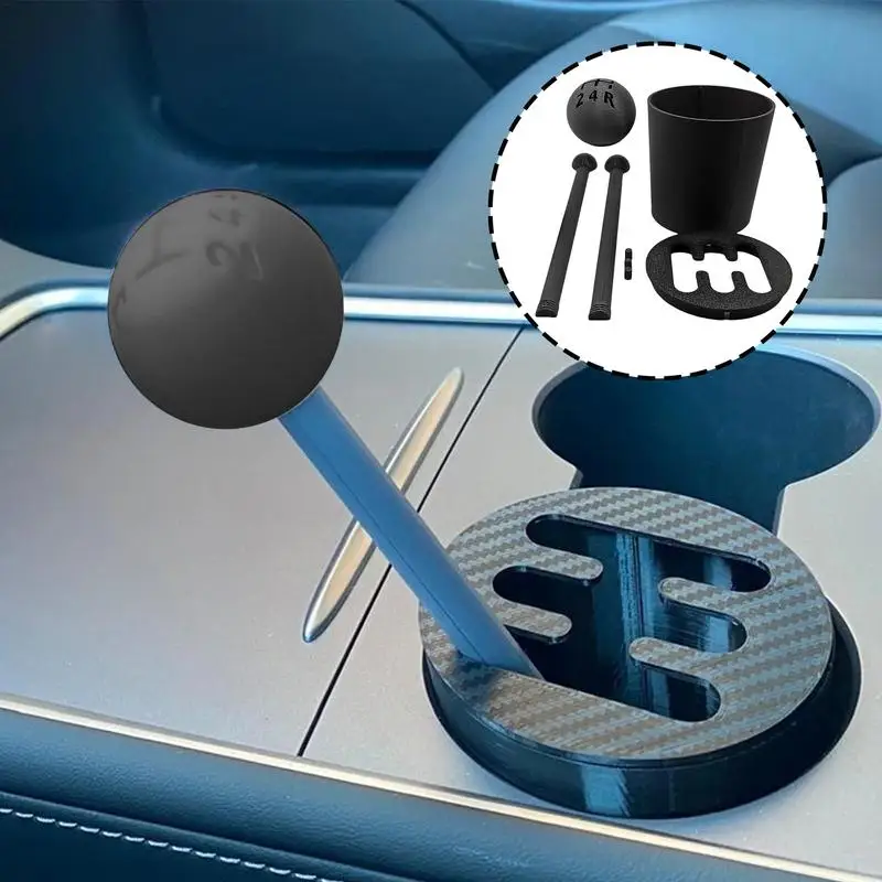Car Gear Shift Cup Holder Truck Cup Stand Dustproof Cover Auto Drink ...