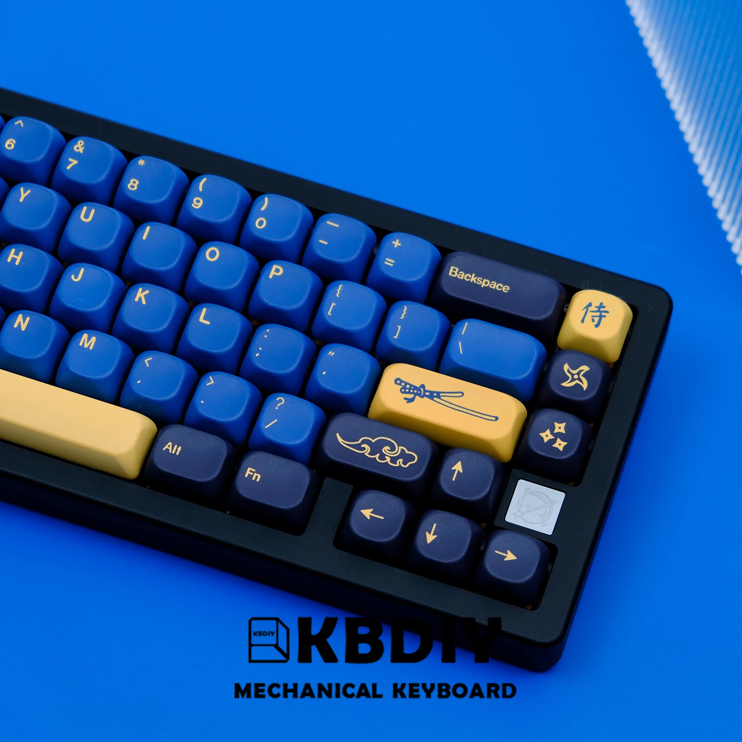 KBDiy-KOA-Keycaps-for-Mechanical-Keyboard-Gaming-Set-GMK-Blue-Samurai ...