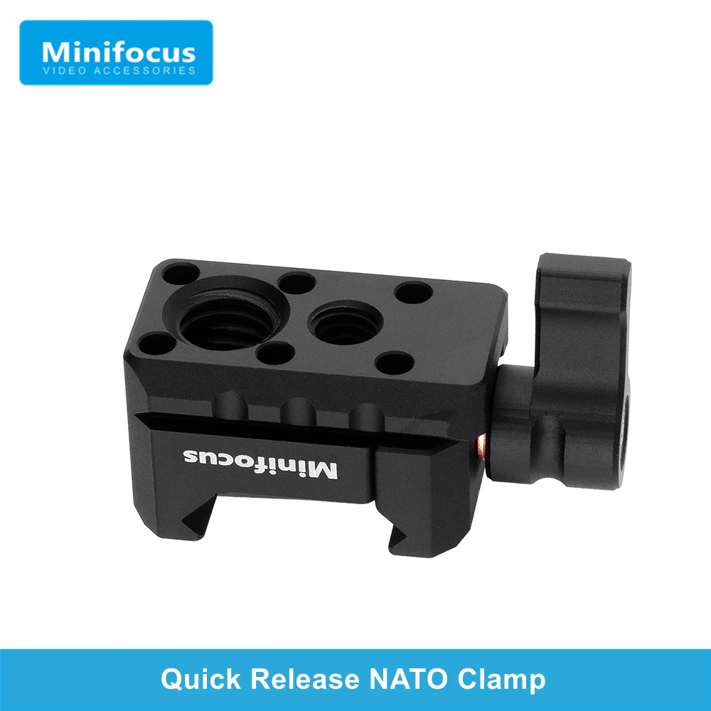NATO Clamp Quick Release NATO Rail Clamp w 1/4 3/8 Threaded Hole for ...