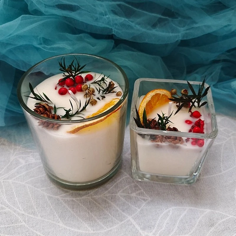 Glass Cup Soy Wax Scentd Candles Beautiful Home Decor Nice Party ...