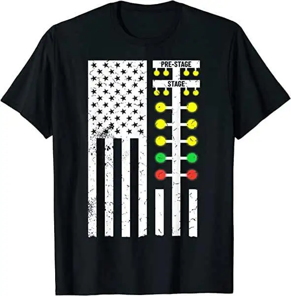 New-Drag-Racing-Flag-American-Drag-Racer-Drag-Strip-Tree-Light-T-Shirt ...