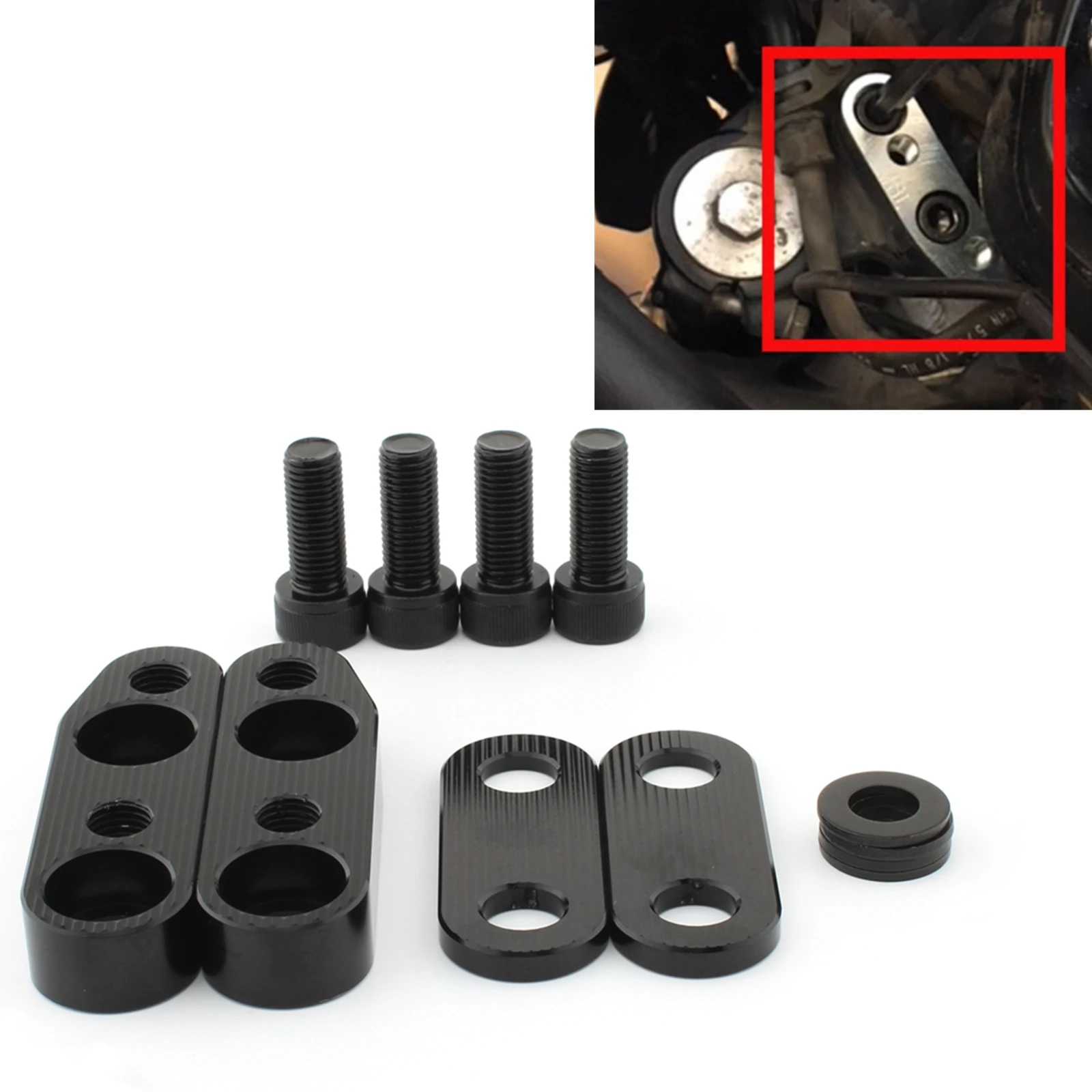 Motorcycle-Handle-Bar-Clamp-Raise-Extend-Handlebar-Mount-Riser-For ...