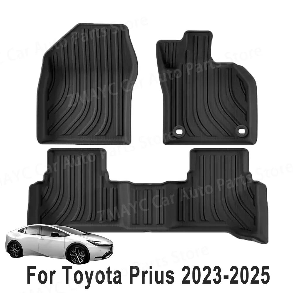 TPE Floor Mats Trunk Mat For Toyota Prius 2023 2024 2025 All Weather ...