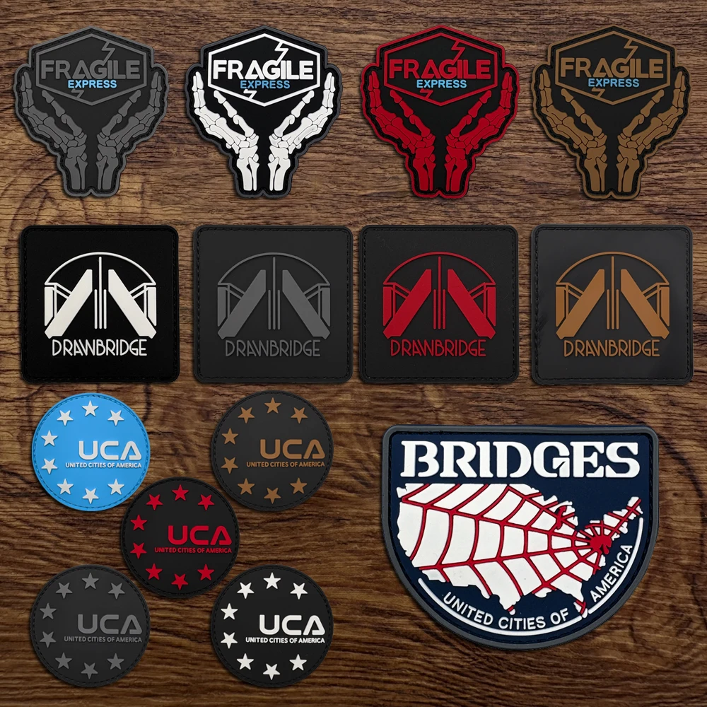 A Death Stranding Pattern Pvc Material Sticker Morale Patch Badge Patch ...