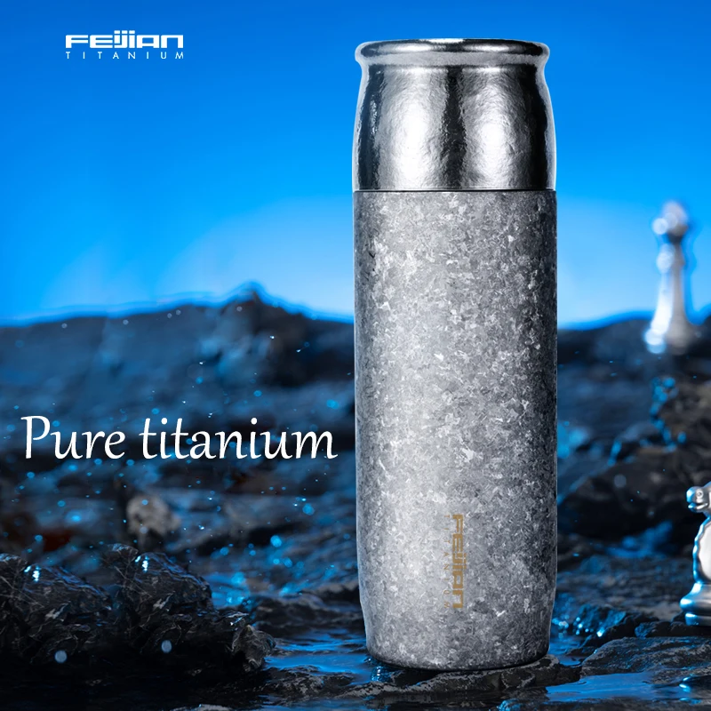 FEIJIAN-Pure-Titanium-Thermal-Cup-Double-Layer-Titanium-Men-s-Premium ...