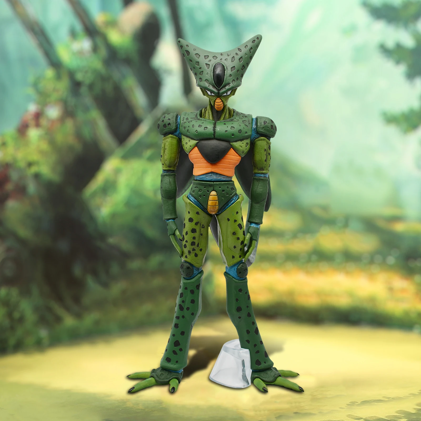 Dragon-Ball-Z-First-Form-Cell-Action-Figures-para-Crian-as-Estatueta ...