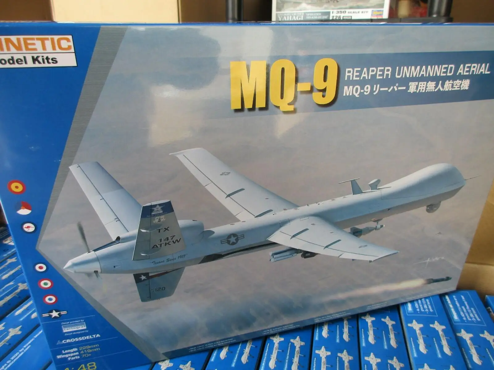 KINETIC K48067 1/48 Scale MQ-9 Reaper Unmanned Aerial Vehicle Model Kit ...