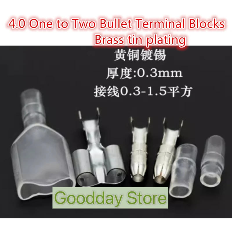 10PCS-1-2-plug-in-male-and-female-pair-plug-terminal-4-0-bullet-head ...